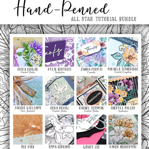 Hand Penned 12 Video Tutorial Collection – Stamp Happy Store