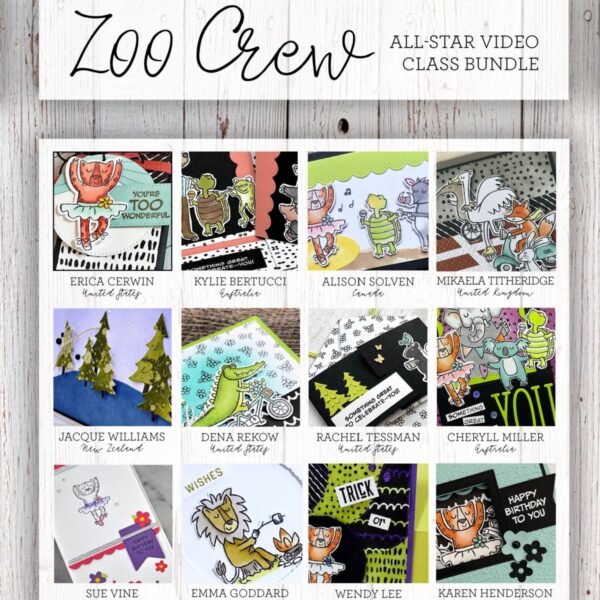 Zoo Crew 12 Project Video Class – Stamp Happy Store